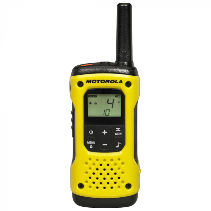 Set 2 buc. statii radio PMR portabile Motorola TLKR T92 H2O IP67, Galben
