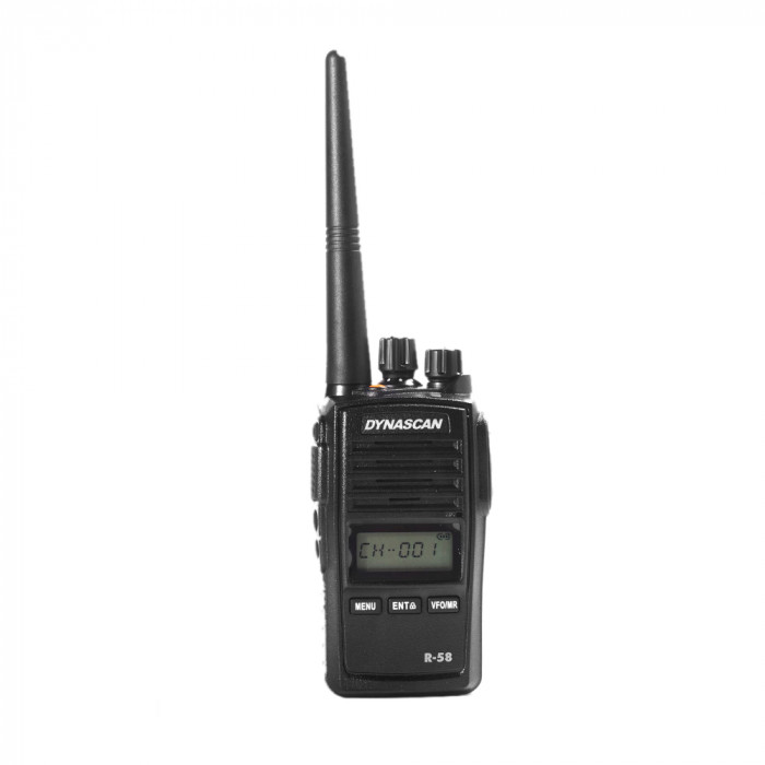 Statie radio portabila PMR PNI Dynascan R-58, 446MHz, 0.5W, 8CH, CTCSS, DCS, Radio FM ...