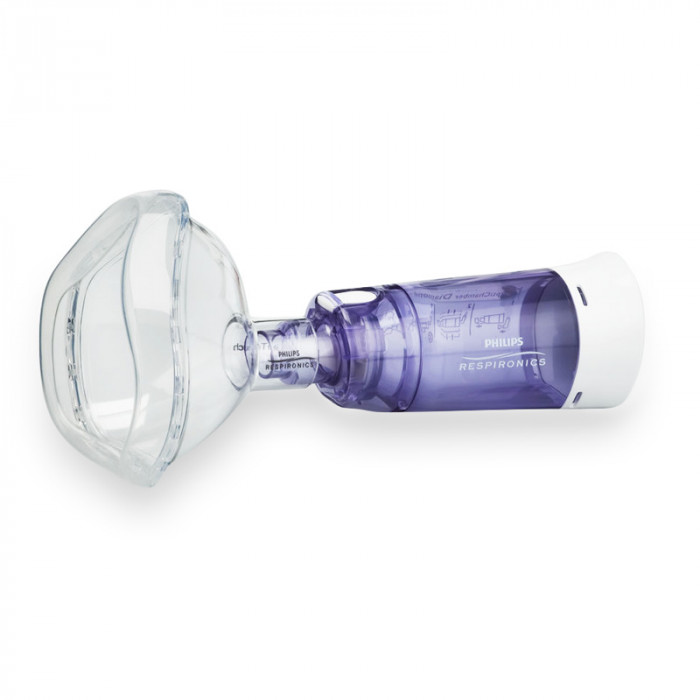 Camera de inhalare Optichamber Diamond, Philips Respironics, masca 5 ...