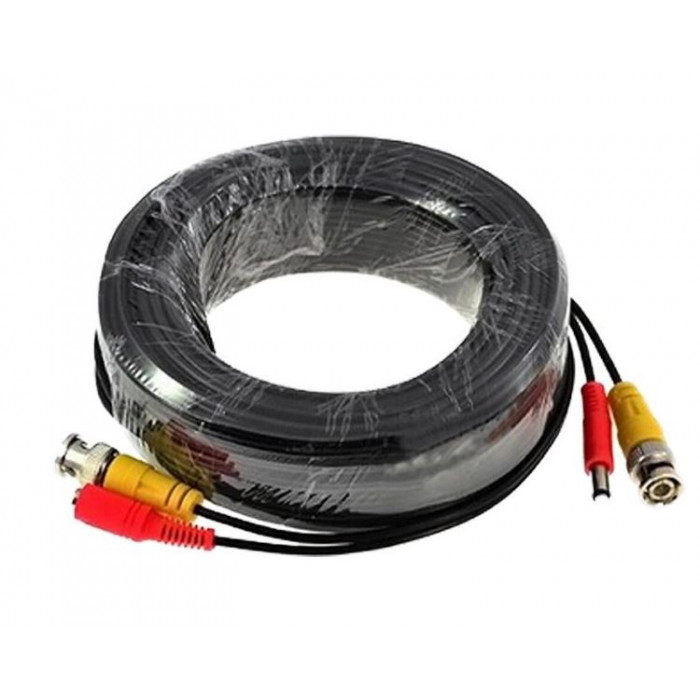 Cablu CCTV mufat pentru camere supraveghere 15m