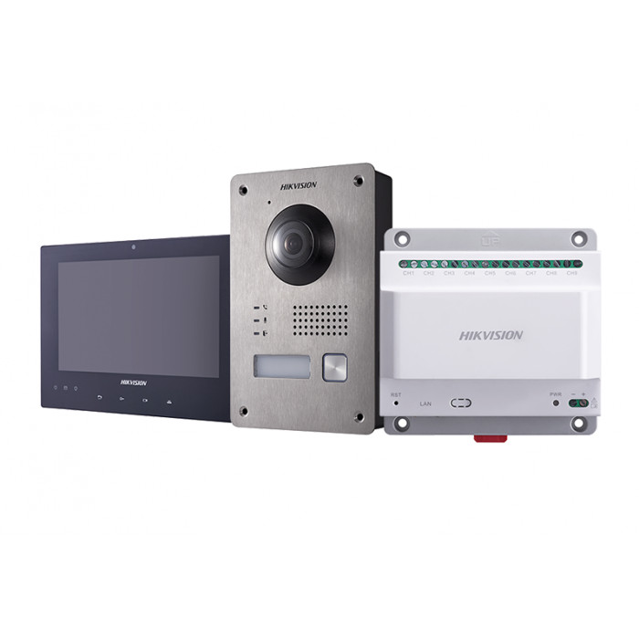 HIKVISION KIT VIDEO INTERFON pe 2 FIRE DS-KIS701