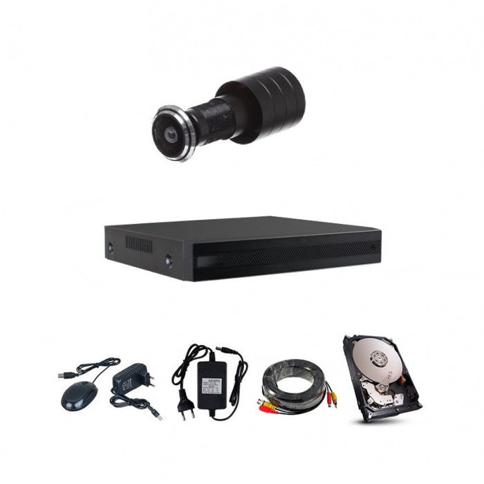 Sistem de supraveghere vizor pentru usa, 2 Mp