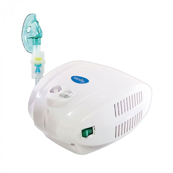 Aparat de aerosoli Sanity Alergia Stop PRO, 3 masti, nebulizator cu ...
