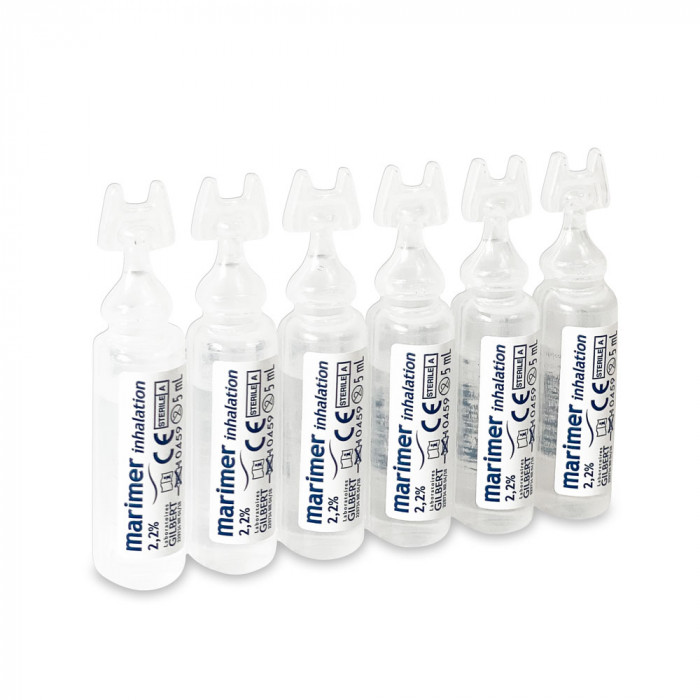 Solutie salina hipertonica Marimer 2.2%, 5 ml x 30 monodoze
