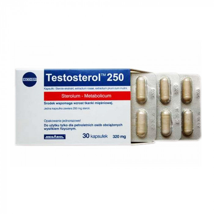 Capsule Megabol Testosterol 250, 30 cps, puternic anabolizant natural ...