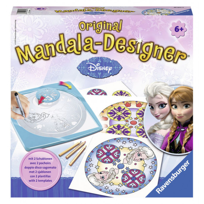 Sabloane desen Mandala 2 in 1Frozen Ravensburger