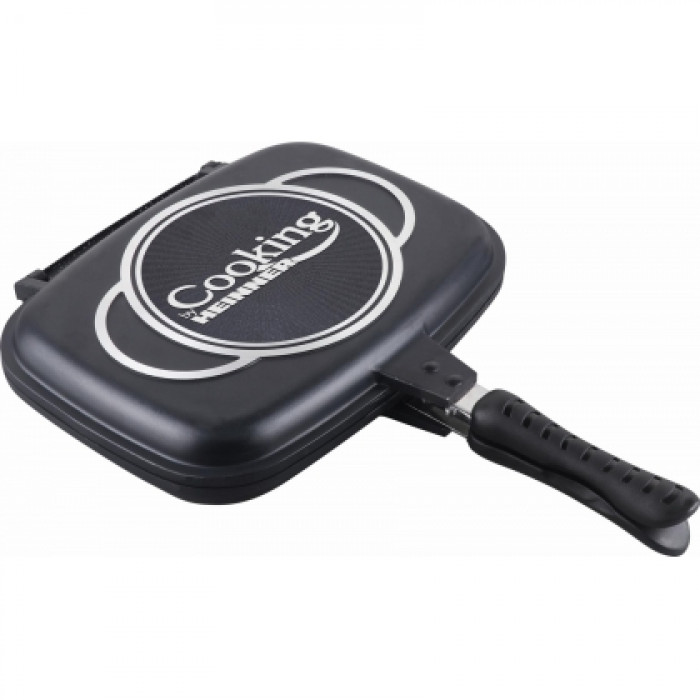 Tigaie dubla grill Cooking by Heinner Dark Line Classic ...