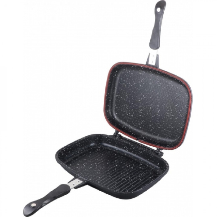 Tigaie dubla grill Cooking by Heinner Dark Line Classic ...