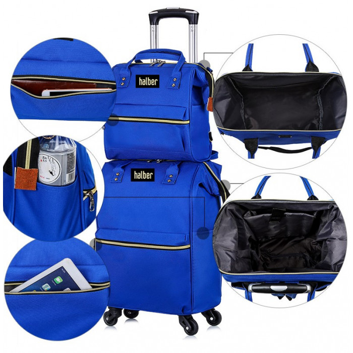 Troler si Geanta halber, Set 2 in 1