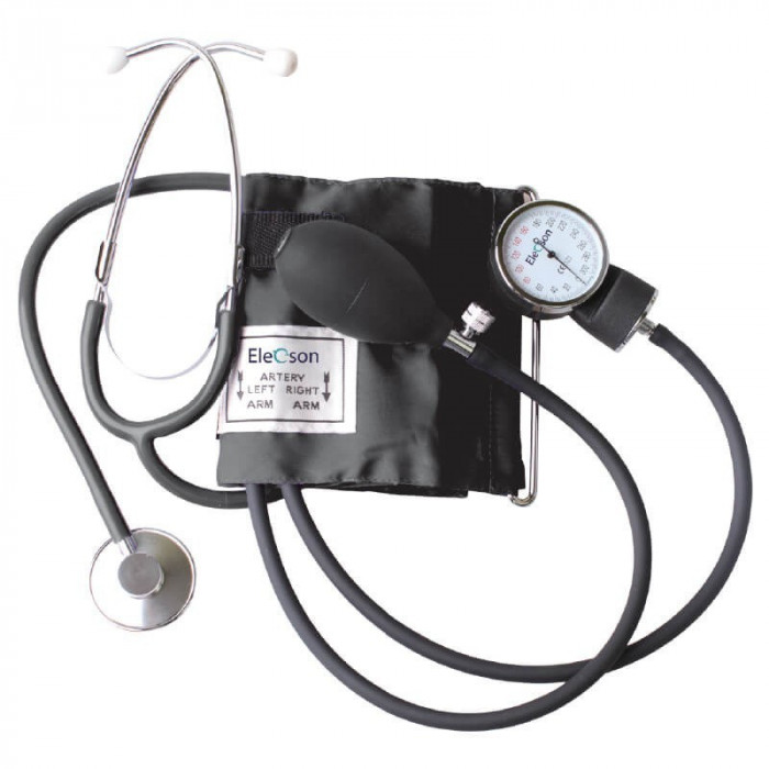 ELECSON HS50A - Tensiometru mecanic cu manometru si stetoscop inclus