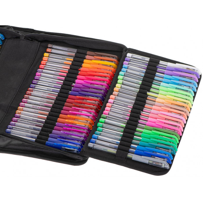 Set 242 piese, Pixuri cu gel multicolor + Rezerve + Carte de colorat ...