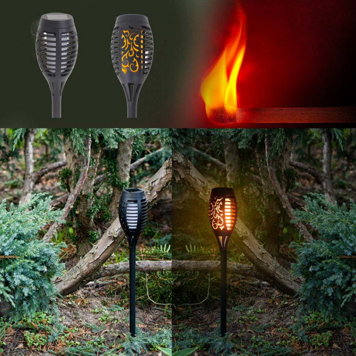 Set 4 lampi solare de gradina tip
